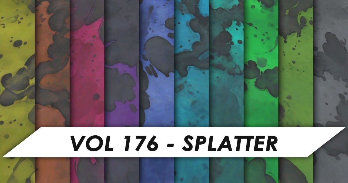 Stylized Textures - Vol 176 - Splatter | 2D Textures & Materials | Unity Asset Store