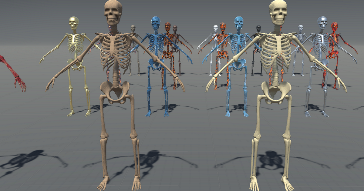 Substance Skeleton Army (Pack) | 3D Characters | Unity Asset Store