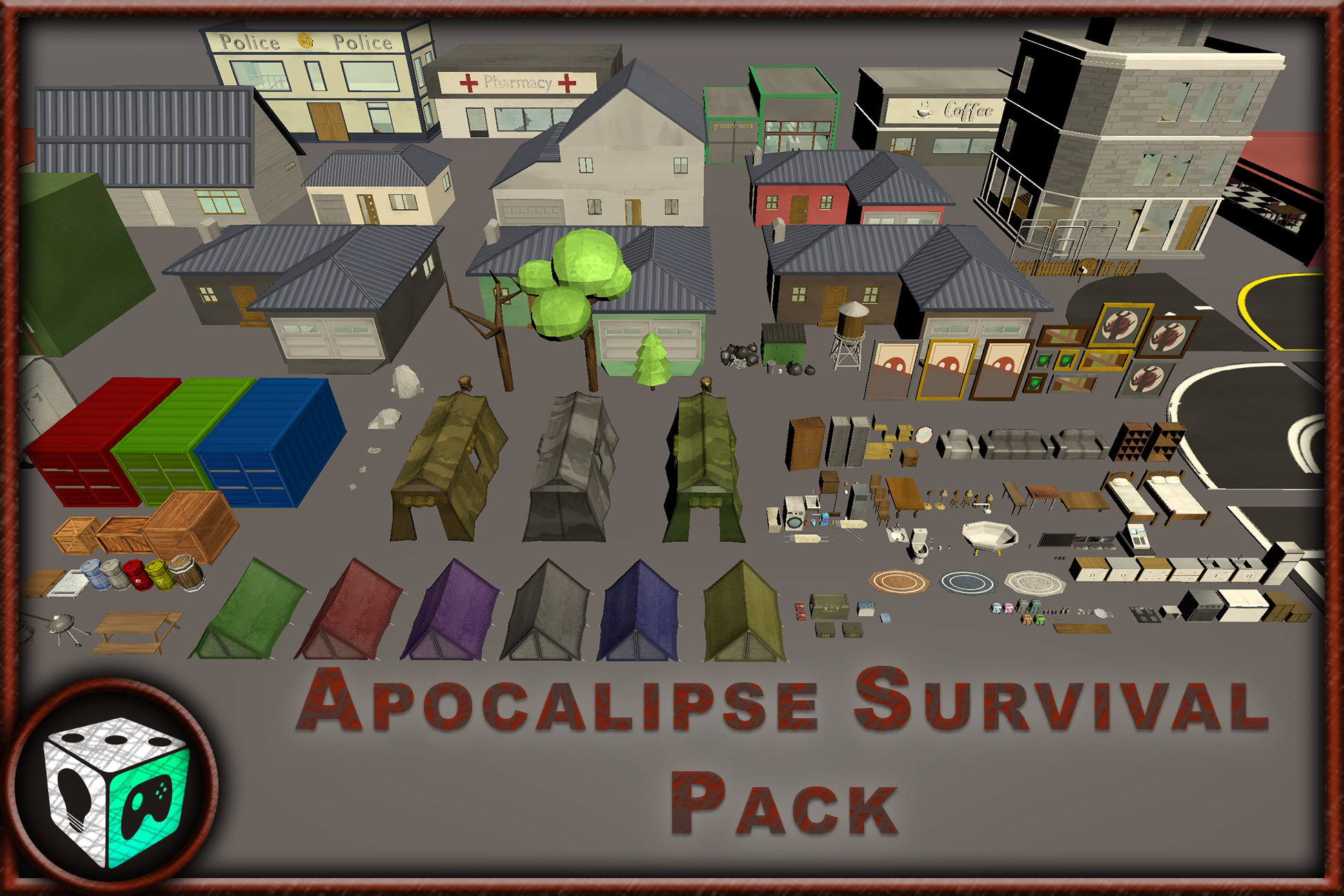 Apocalipse Survival Pack | 3D 环境 | Unity Asset Store