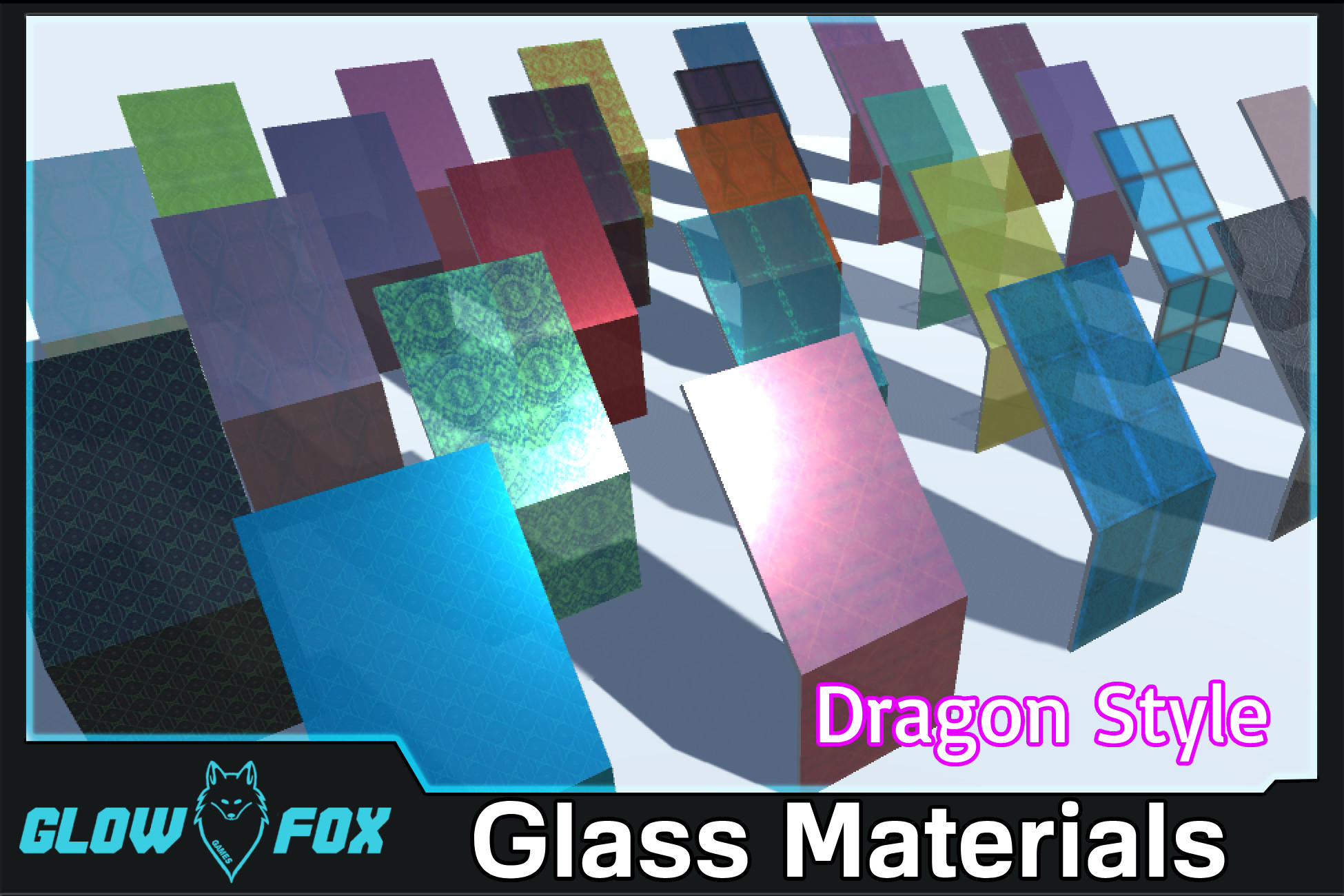 Glass Material DragonStyle Transparent | 2D Textures & Materials ...