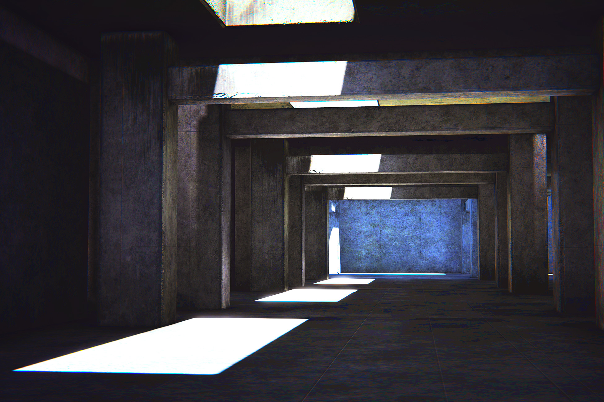 Concrete Garage Environment | 3D Industrial | Unity Asset Store