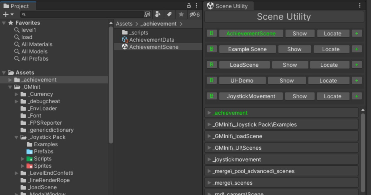 Scene Utility Utilities Tools Unity Asset Store
