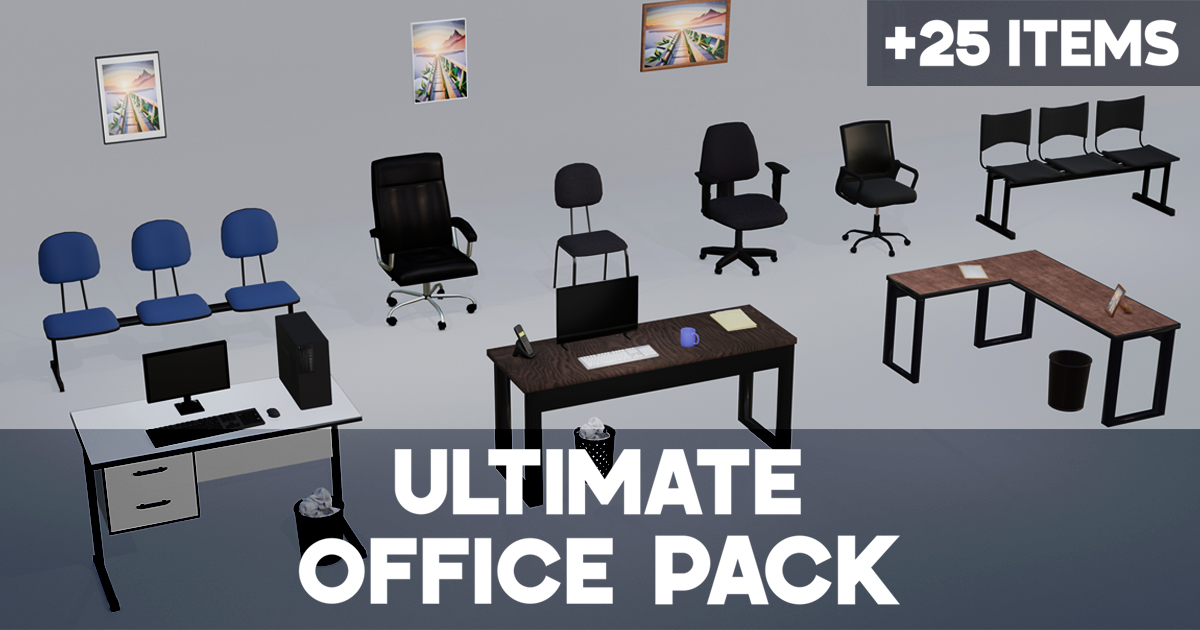 Ultimate Office Pack | 3D Interior | Unity Asset Store