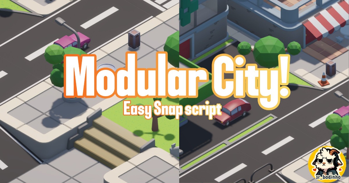 MODULAR CITY - | 3D Urban | Unity Asset Store