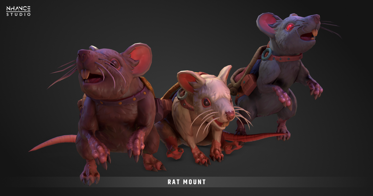 Stylized Rat Mount | 3D 캐릭터 | Unity Asset Store