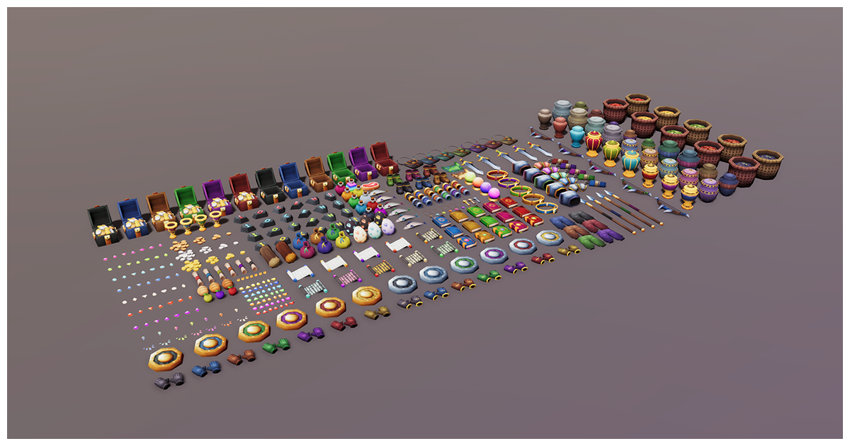 Fantasy Loot Pack | 3D Props | Unity Asset Store