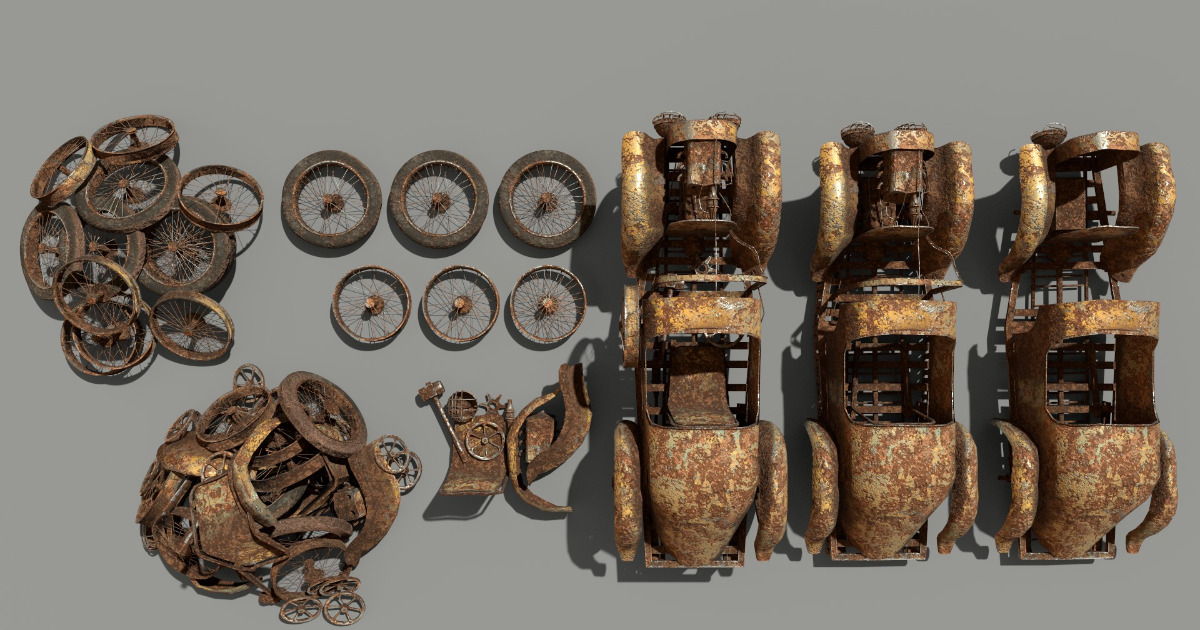 Abandon Part Set | 3D Props | Unity Asset Store