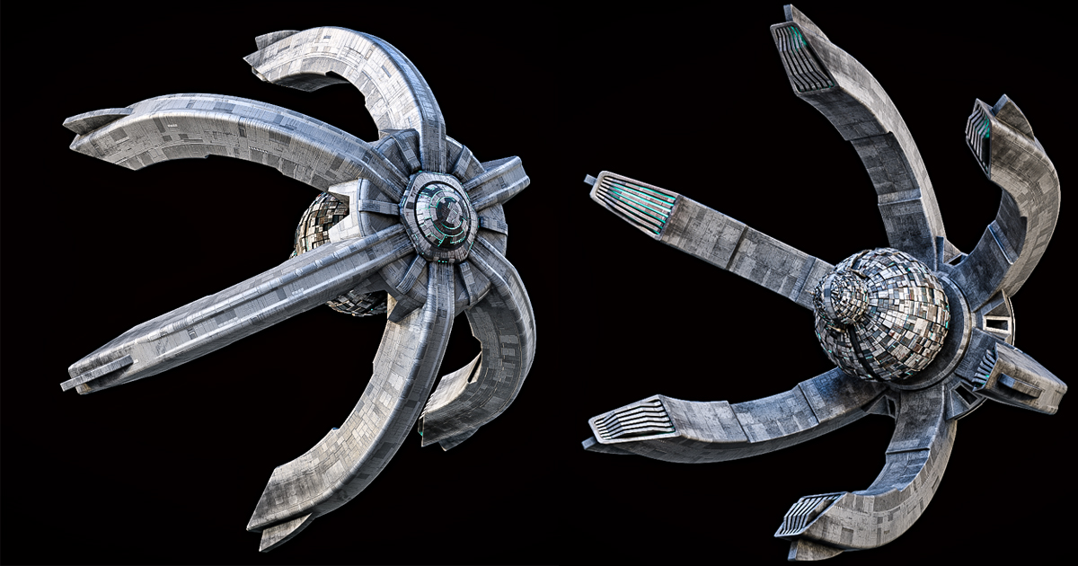 Space Station The Crown | 3D Space | Unity Asset Store