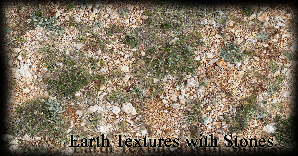 Earth Textures with Stones | 2D Floors | Unity Asset Store