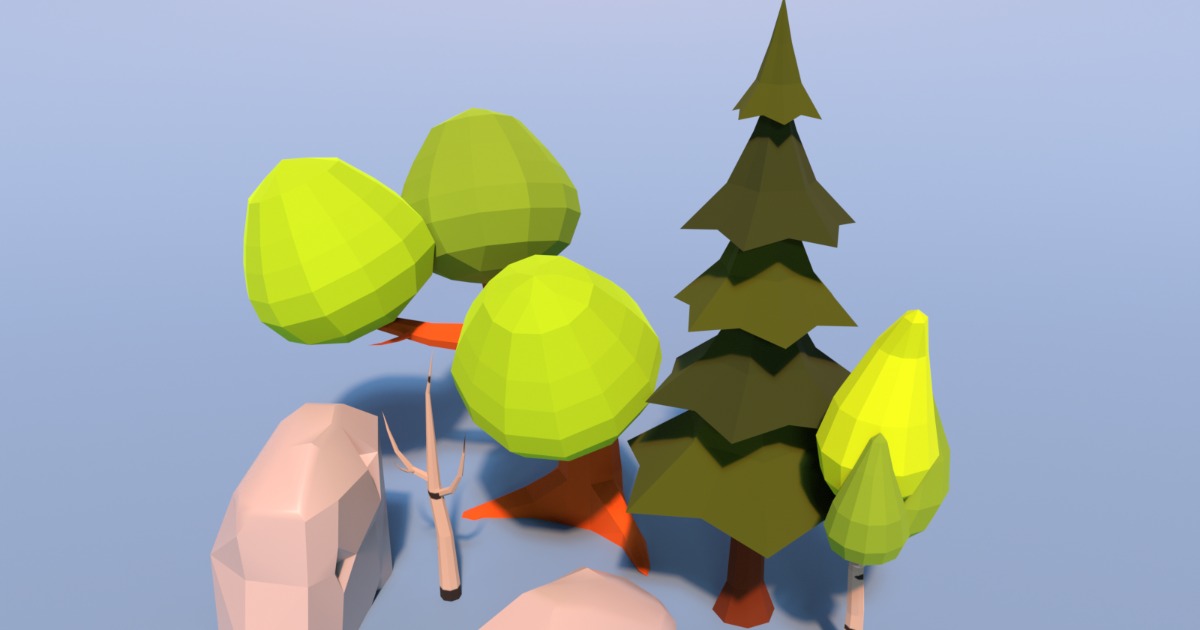 Free_LowPoly 3D_Flora | 3D Environments | Unity Asset Store