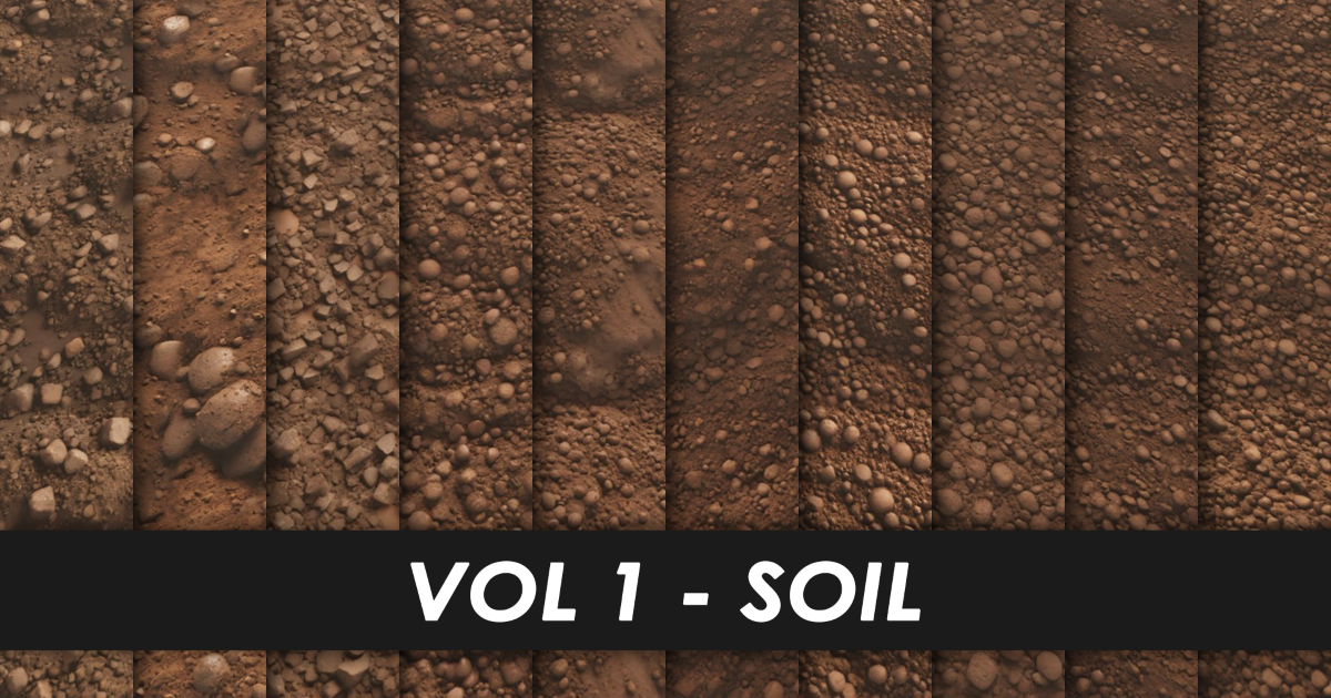 Realistic Textures - Vol 1 - Soil | 2D Textures & Materials | Unity ...