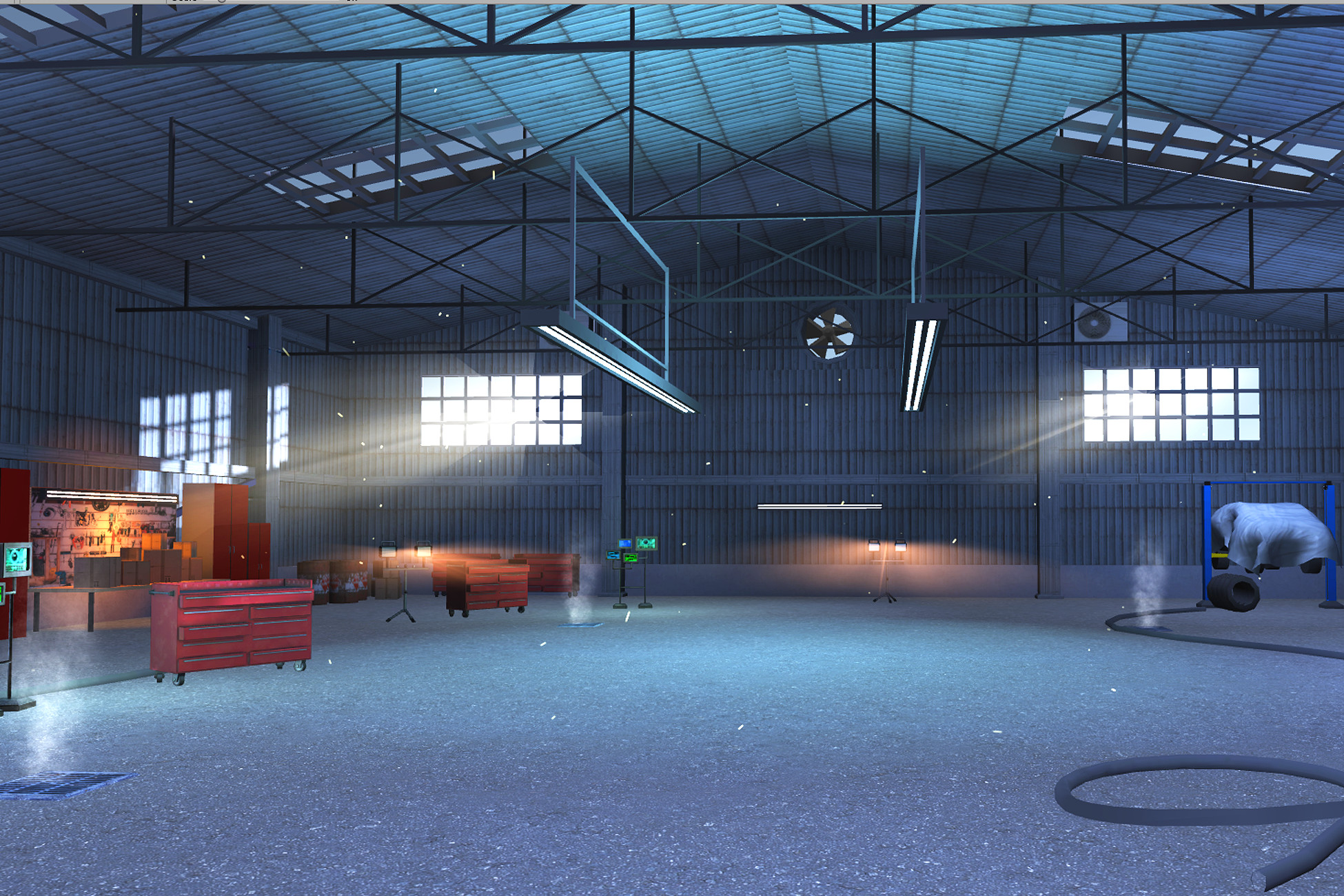 Vehicle Garage/Showroom - Mobile Ready | 3D Environments | Unity Asset ...