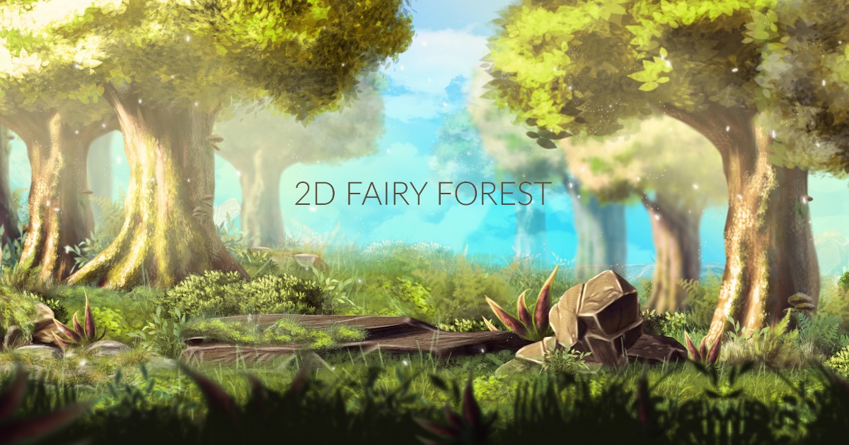 2D Fairy Forest | 2D Environments | Unity Asset Store