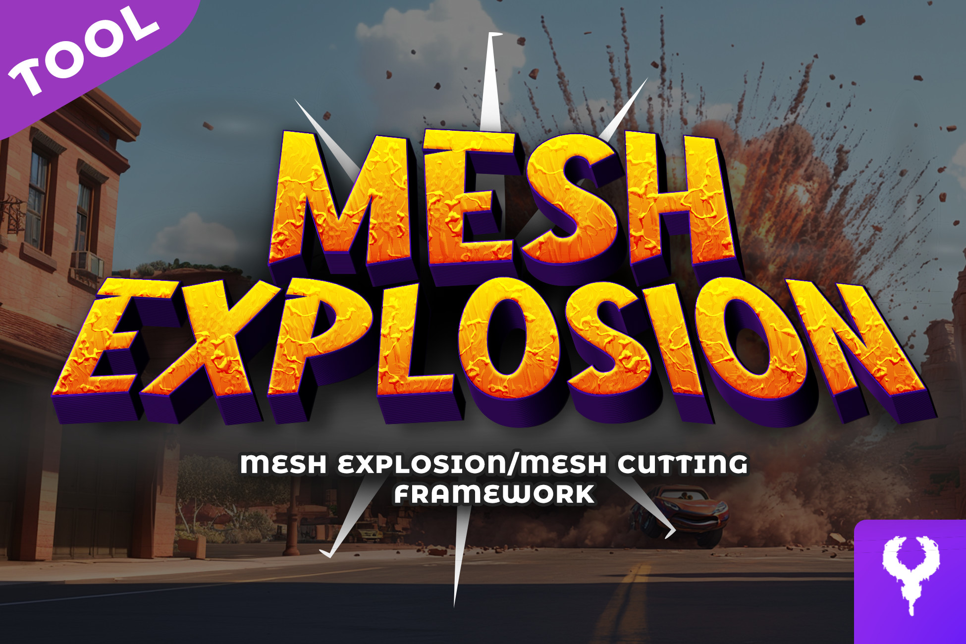 Mesh Explosion Mesh Explode System Mesh Slicing Framework Modeling