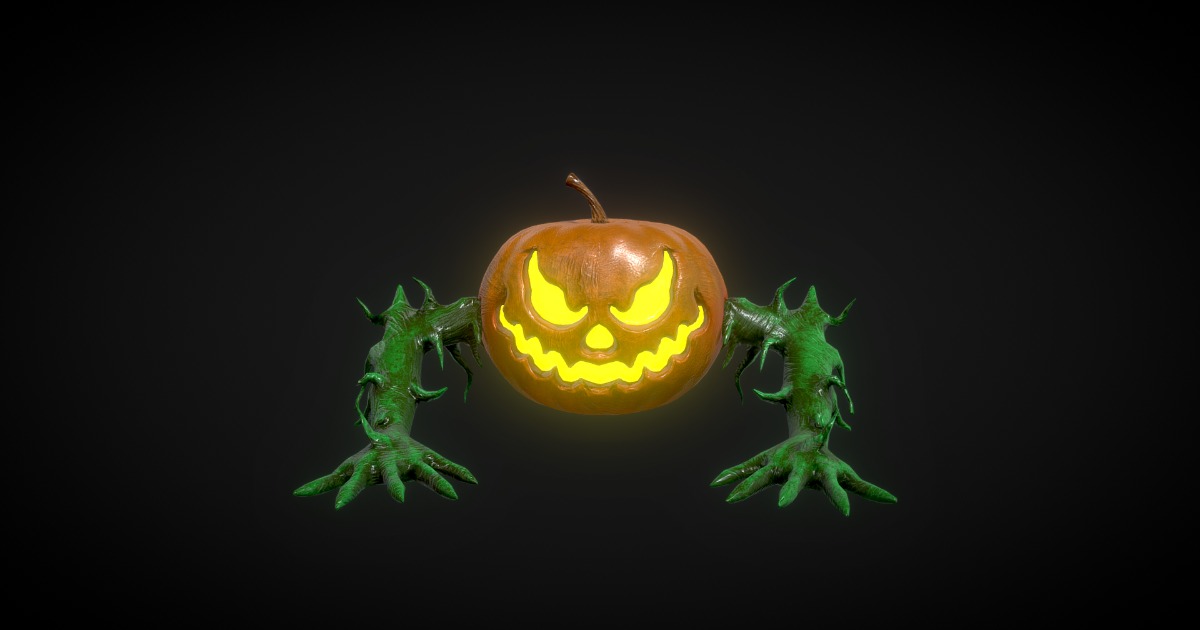 Halloween Pumpkin Head (Vol 5) | 3D Characters | Unity Asset Store