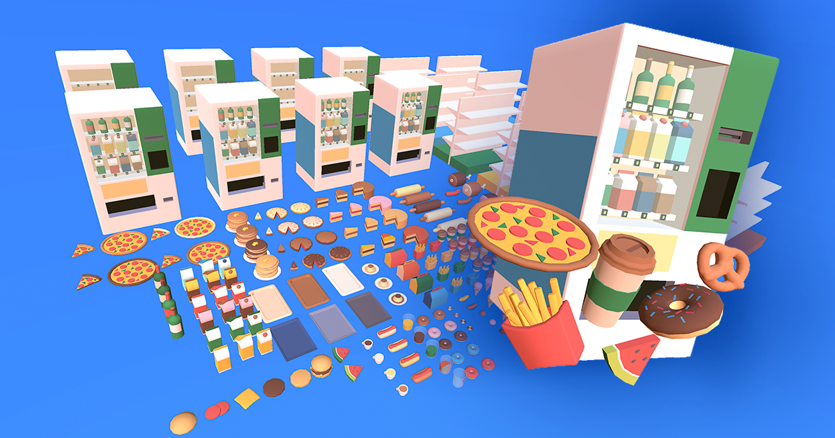 242 Food Pack! | 3D Props | Unity Asset Store