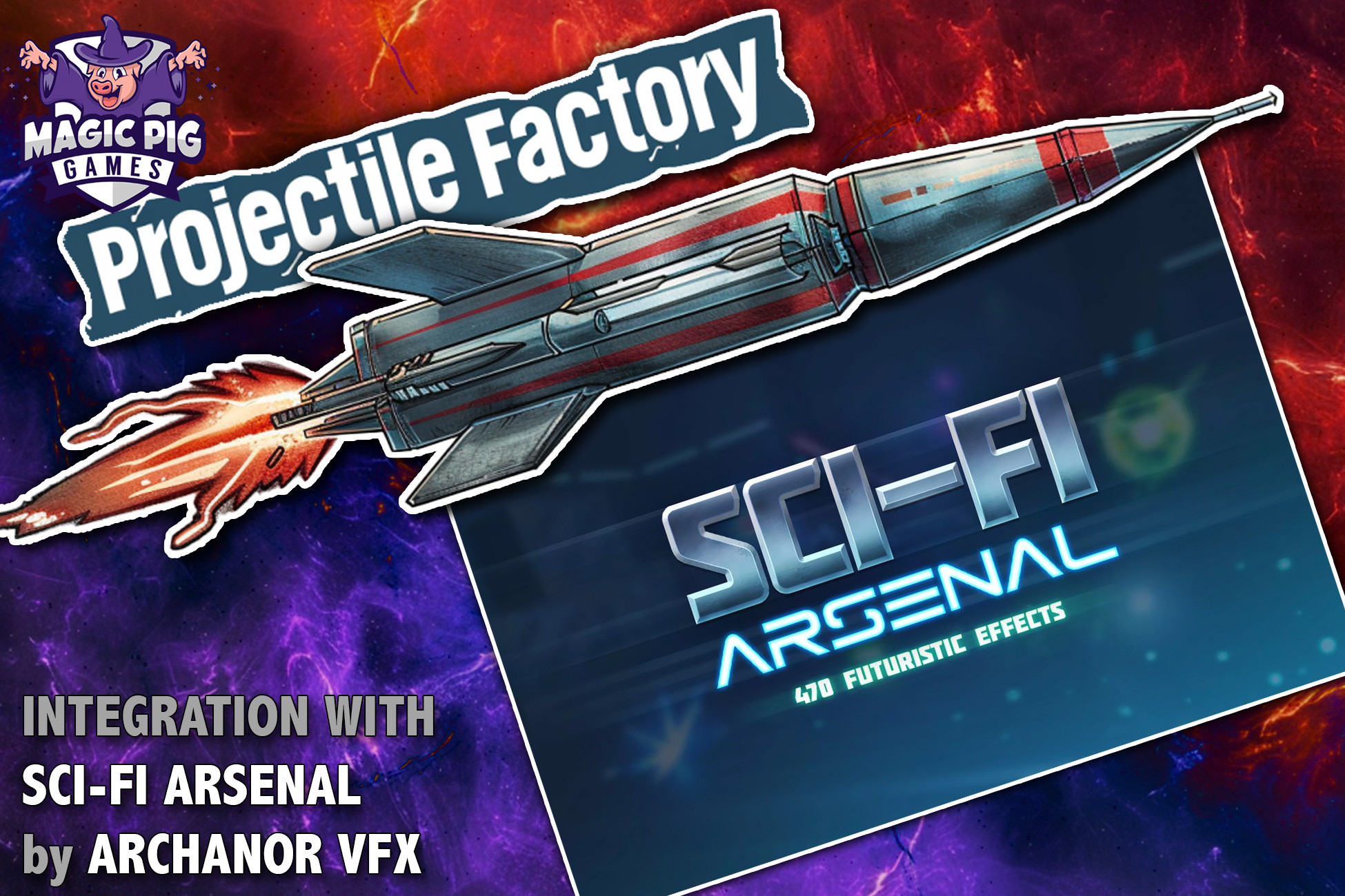 Projectile Factory for Sci-Fi Arsenal by Archanor VFX | Spells | Unity Asset Store