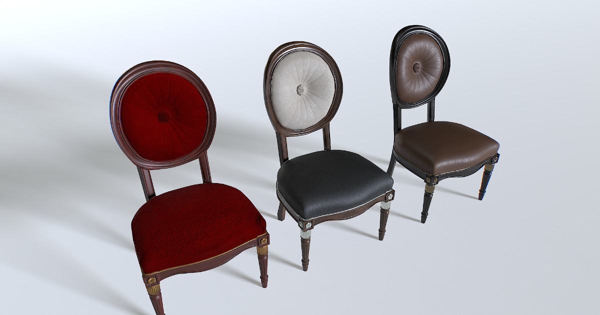 Chair Pack 4 | 3D Furniture | Unity Asset Store