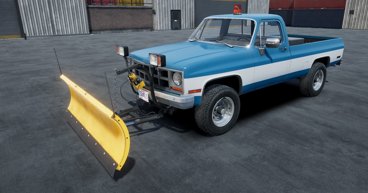 Pickup snow plow | 3D Vehicles | Unity Asset Store