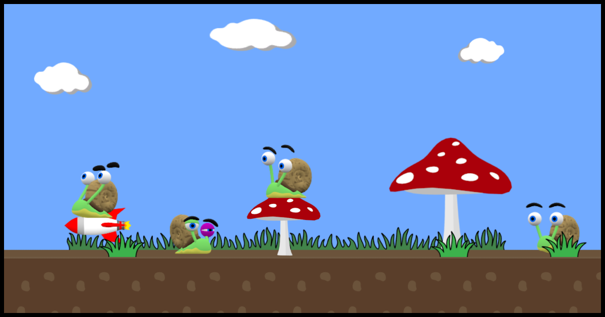 2D Speed Snail | 2D Characters | Unity Asset Store