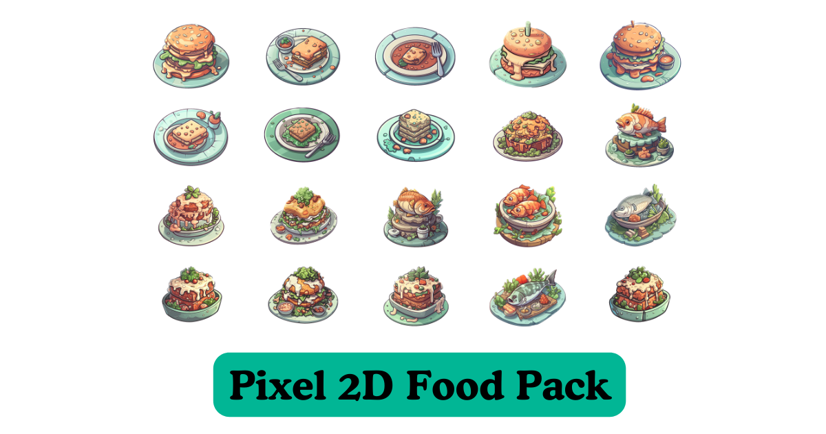 Pixel 2D Food Pack | 2D Icons | Unity Asset Store