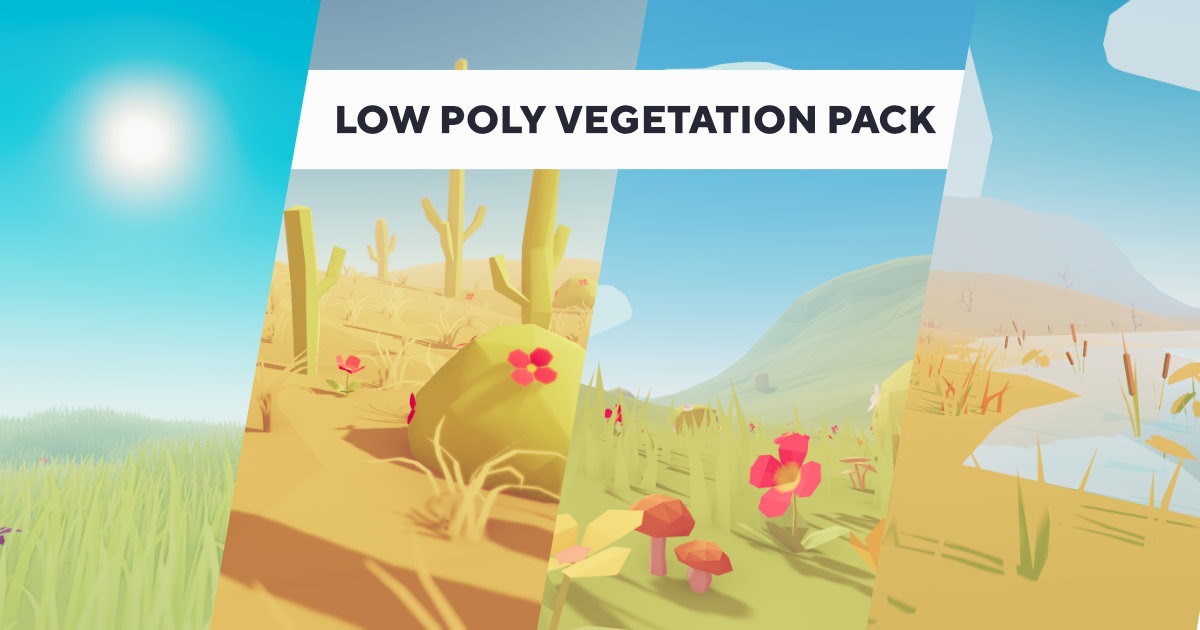 Low Poly Vegetation Pack | 3D Vegetation | Unity Asset Store
