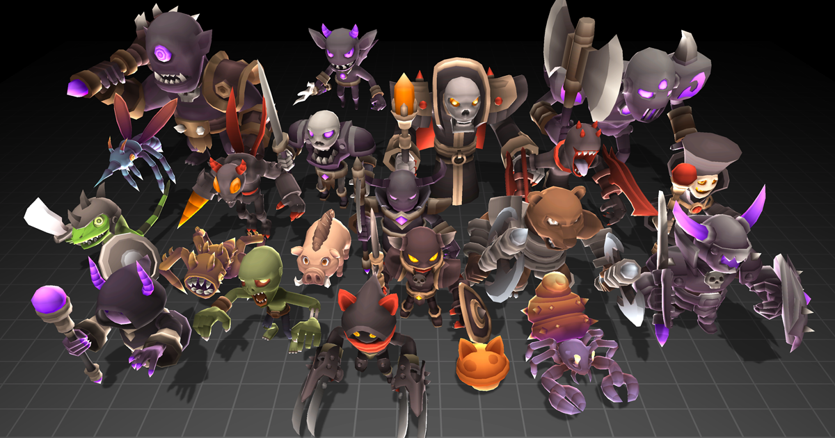 MS - Monster Mega Pack 3 | 3D Creatures | Unity Asset Store