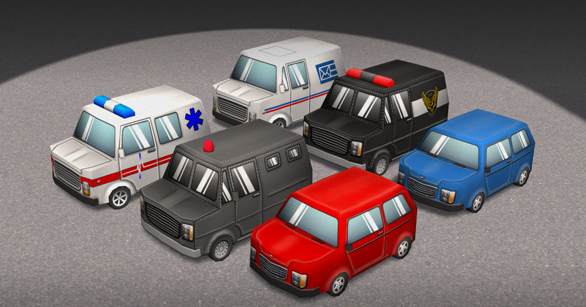 Cartoon Cars Vol. 1 | 3D 지상 | Unity Asset Store