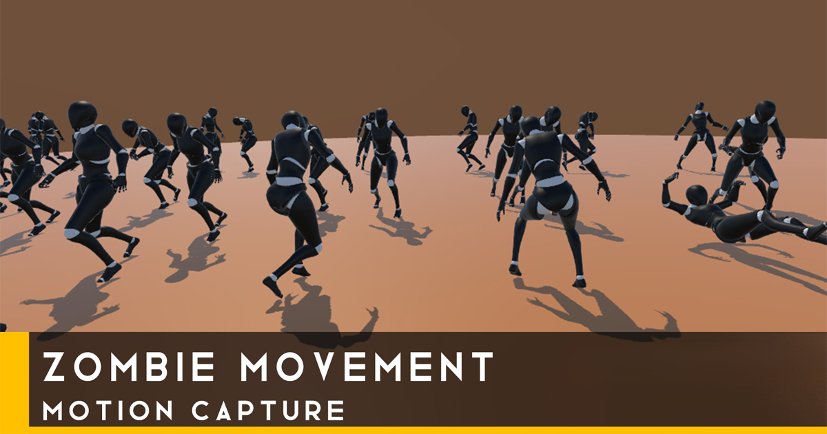 Female Zombie Mocap | 3D Animations | Unity Asset Store