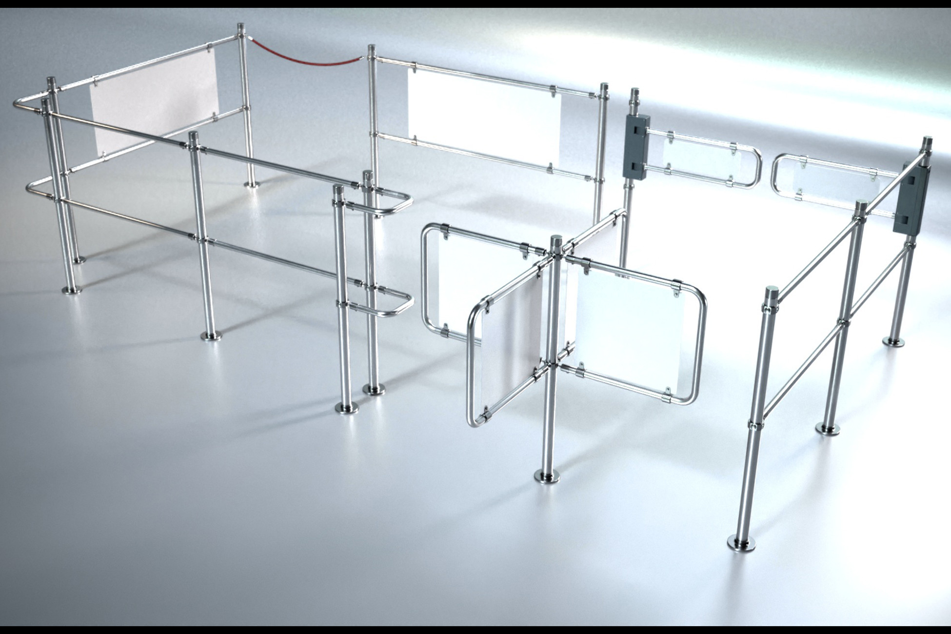 Modular Turnstile Barrier System | 3D Environments | Unity Asset Store