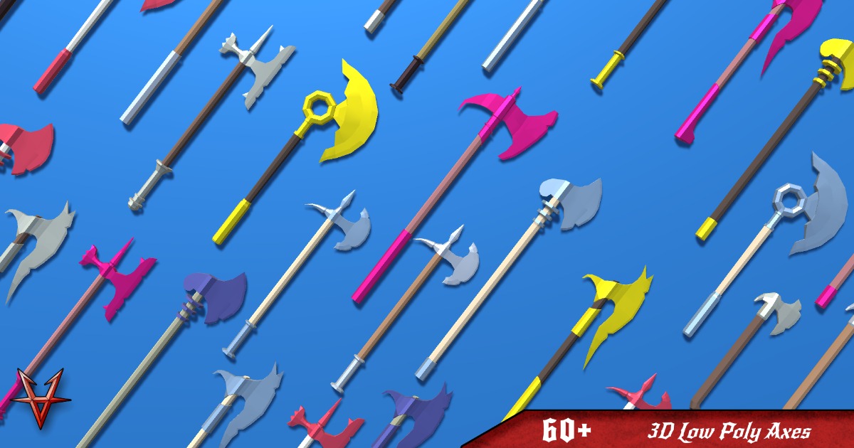 Vladriet's Axe Pack 3 | 3D Weapons | Unity Asset Store