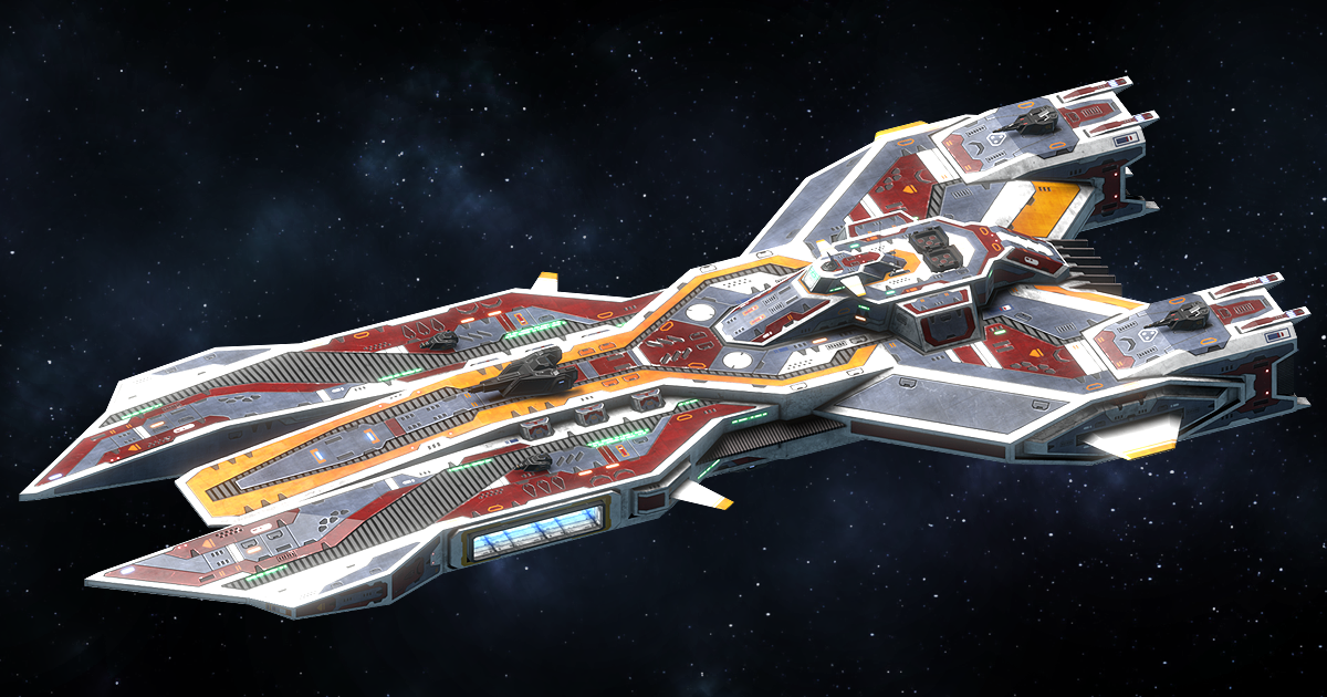Spaceship Inquisitor Destroyer | 3D Space | Unity Asset Store