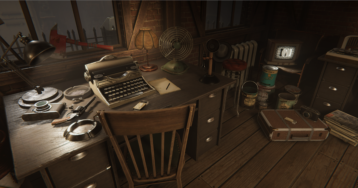 Mega Props: Vintage Collection | 3D Interior | Unity Asset Store