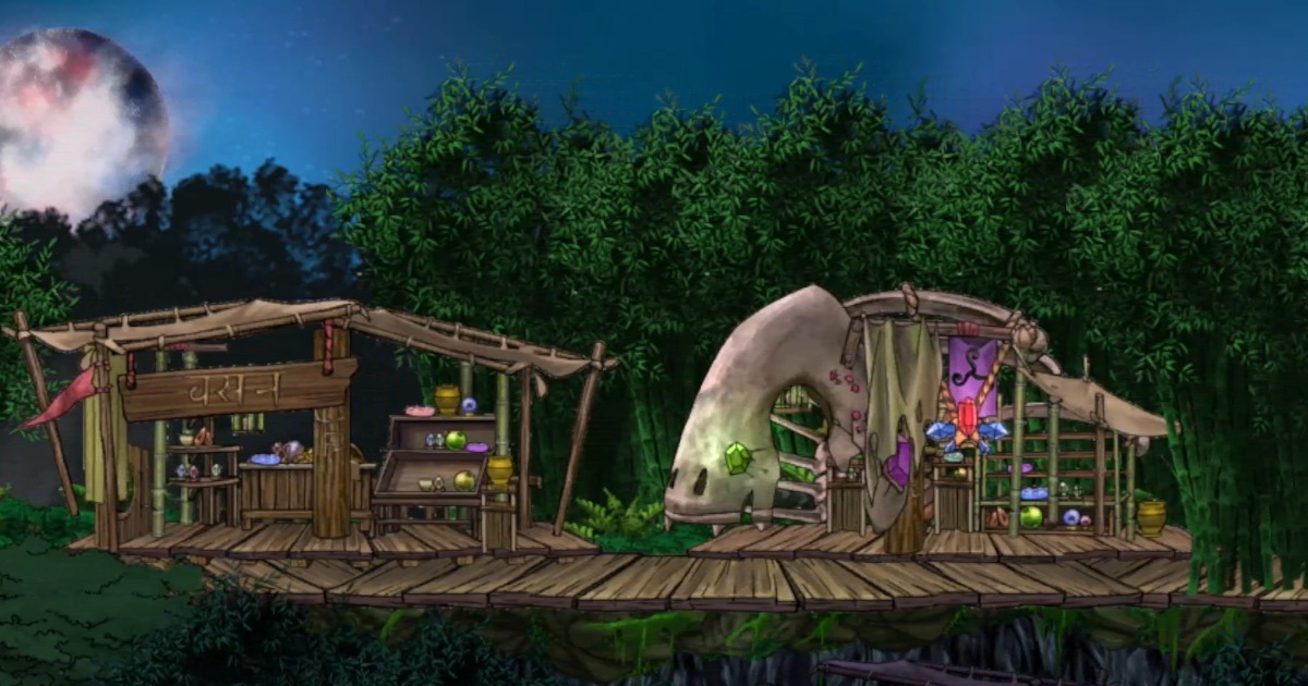 Mystical Night Market (2D) Asset Pack | 2D Environments | Unity Asset Store