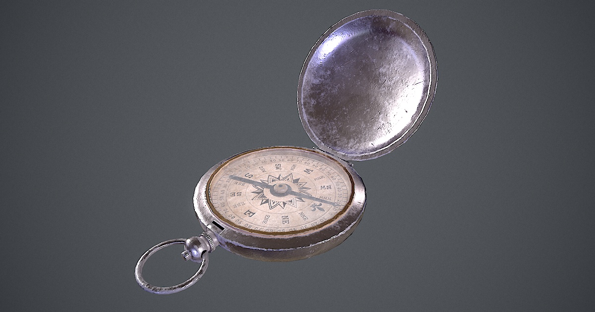 Old compass | 3D Props | Unity Asset Store