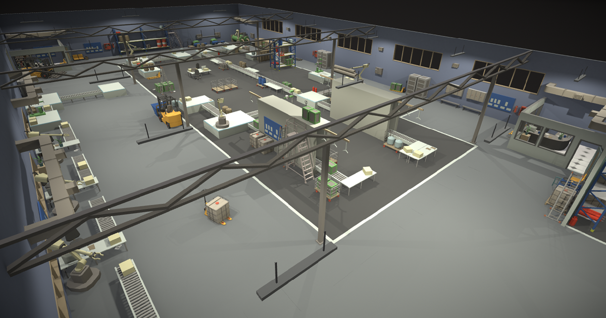 Factory Interior | 3D Industrial | Unity Asset Store