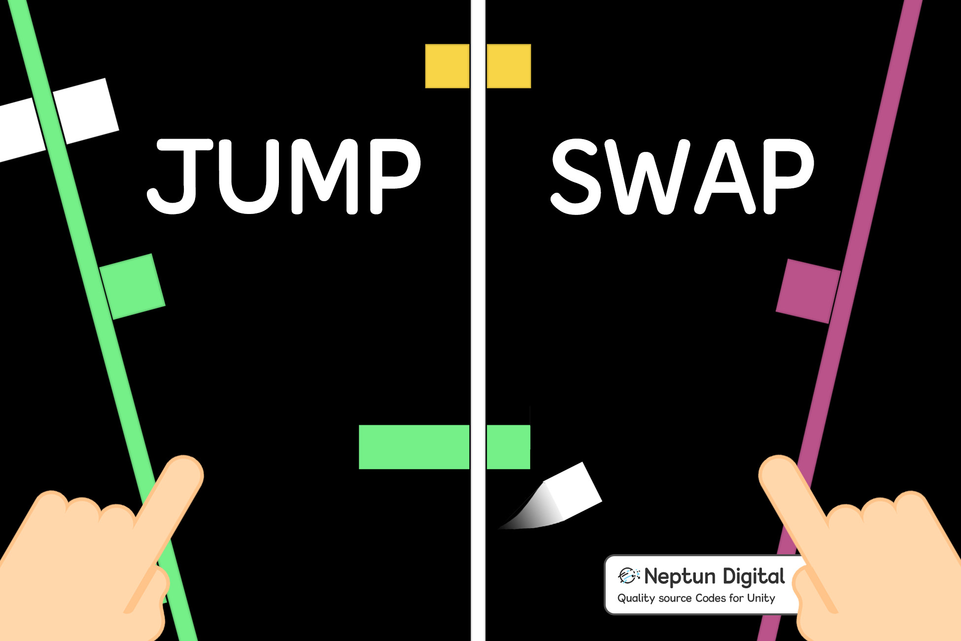Jump Swap - 2D Game Template | Packs | Unity Asset Store