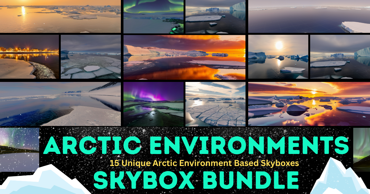 Arctic Environments Bundle - 15 Various Arctic Scenes | 2D Sky | Unity Asset Store