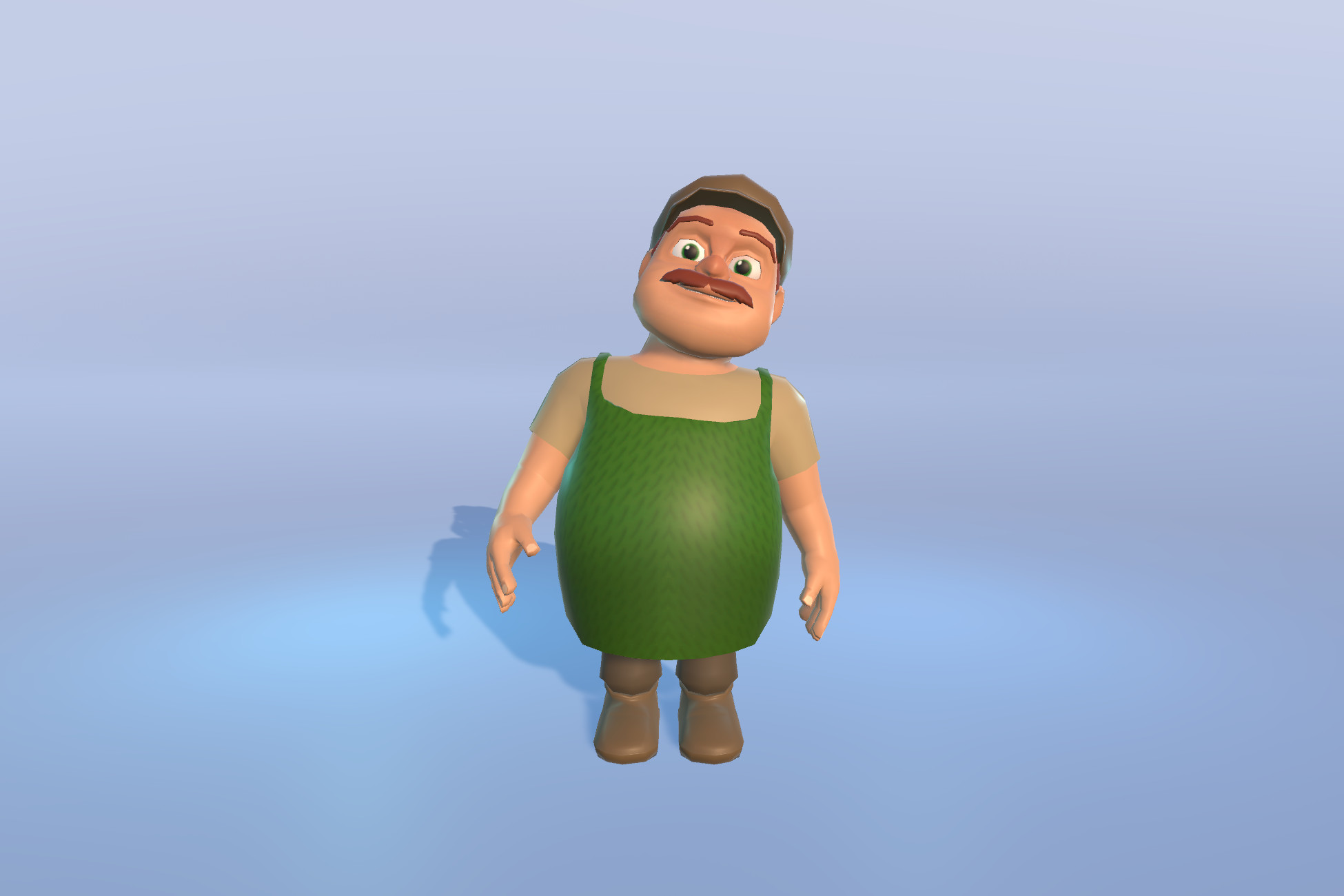 Cartoony Baker Character- Rigged Low Poly | 3D Characters | Unity Asset ...