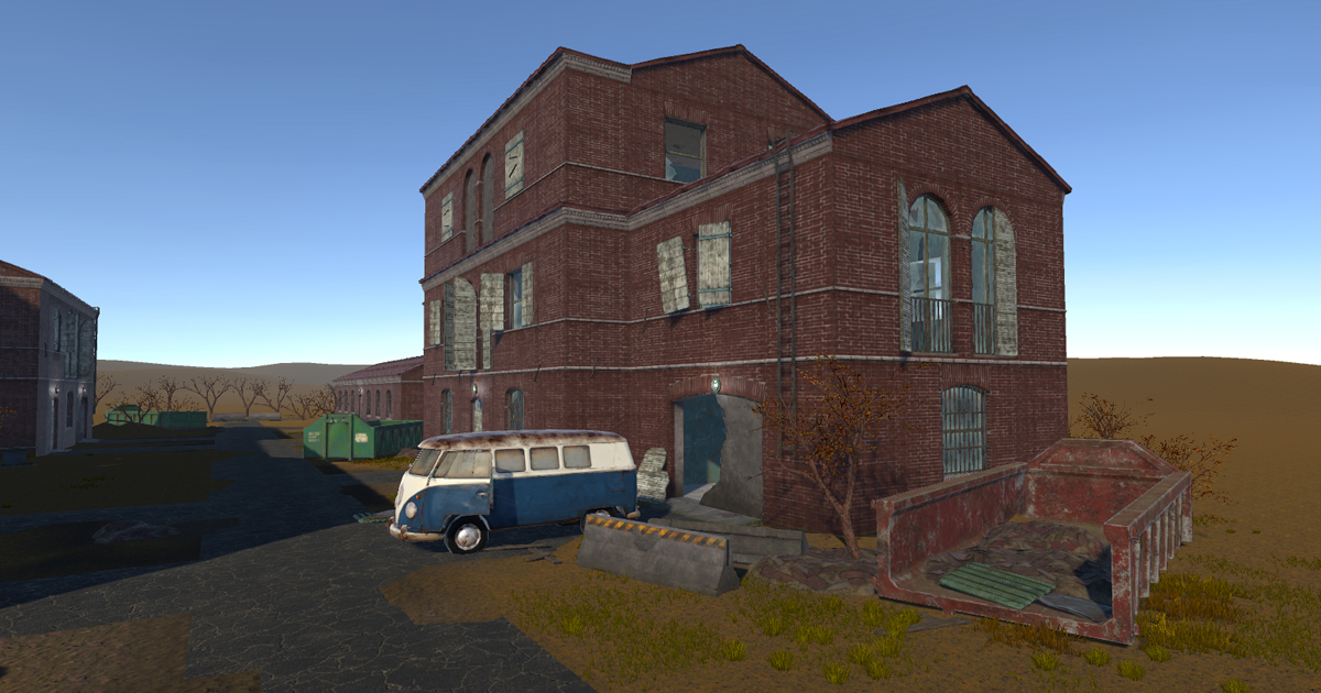 Modular Abandoned Slaughterhouse | 3D 工业场景 | Unity Asset Store