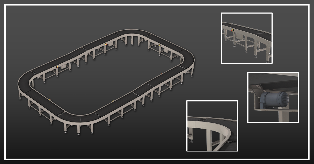 Factory Conveyor | 3D Industrial | Unity Asset Store