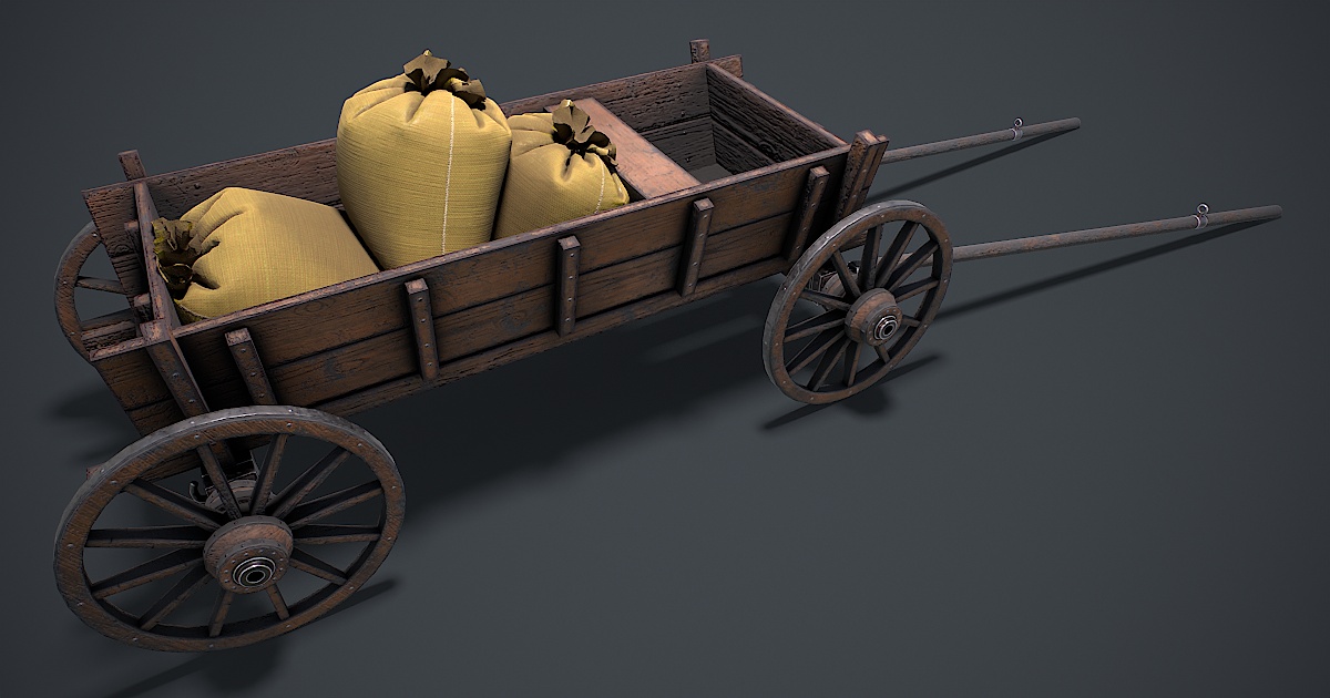 Wooden_cart | 3D Land | Unity Asset Store