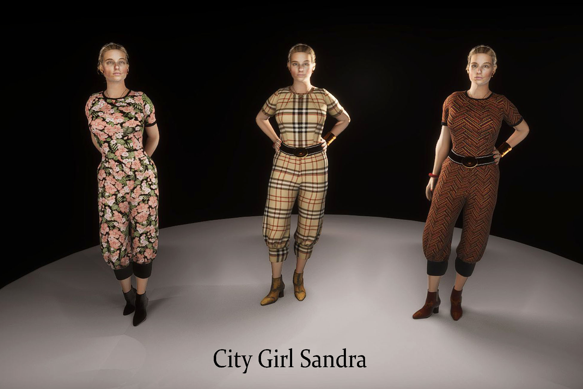 City Girl Sandra | Characters | Unity Asset Store