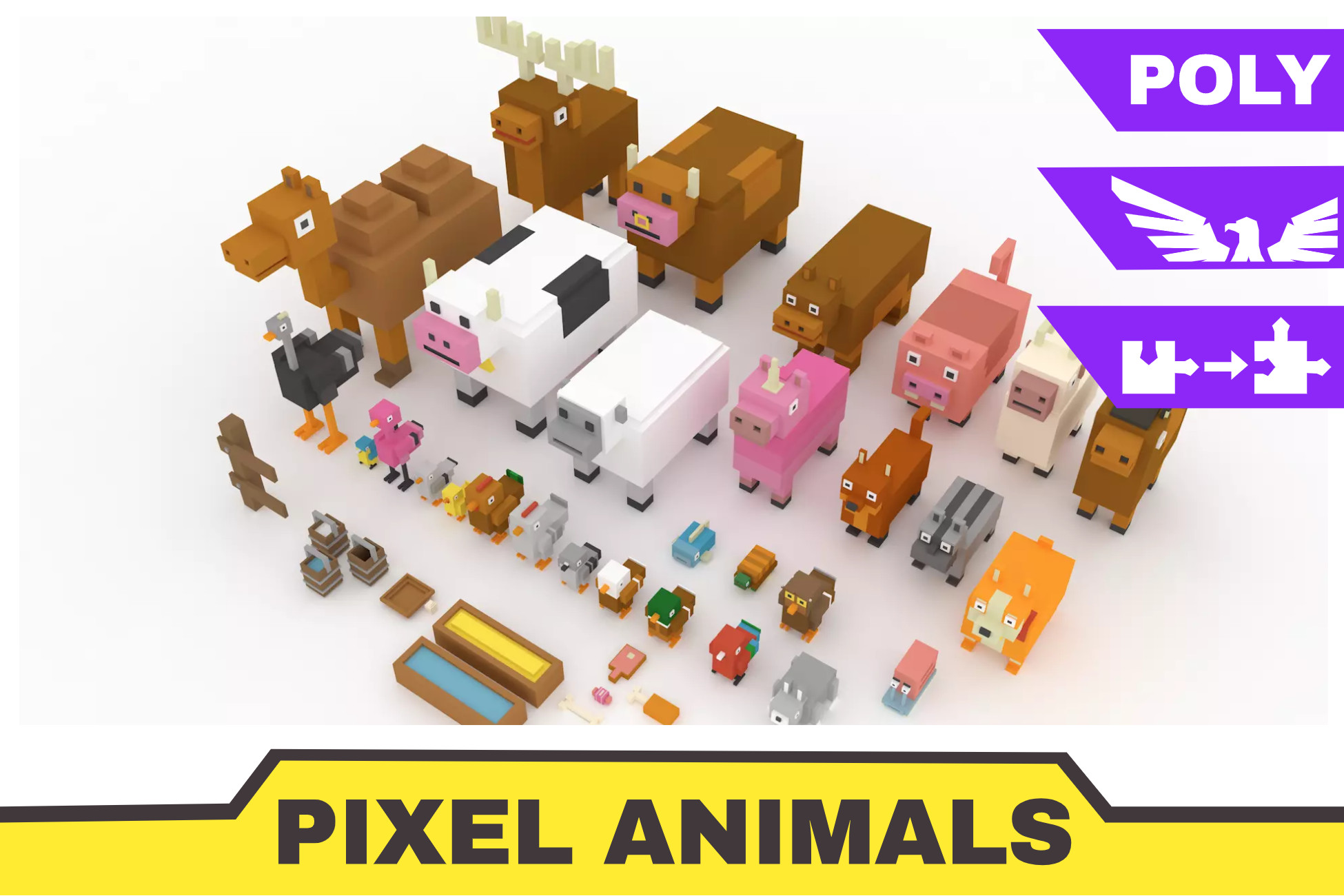 Cartoon_animals | 3D Animals | Unity Asset Store