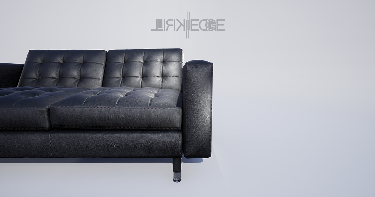 Leather sofa and armchair | 3D Furniture | Unity Asset Store