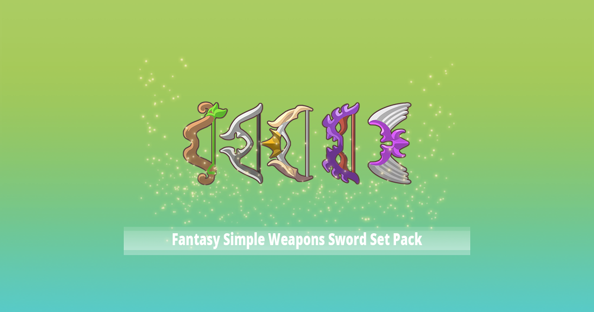 Fantasy Simple Weapons Bow Set Pack | 2D Icons | Unity Asset Store