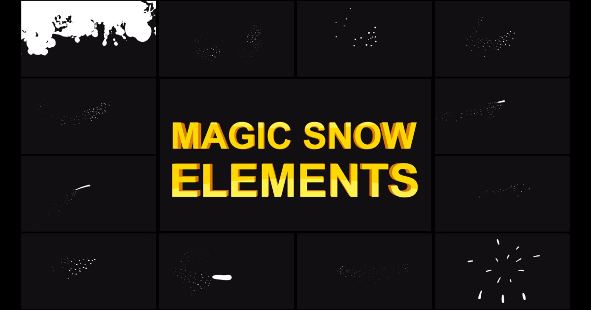 Magic Snow Elements | VFX | Unity Asset Store