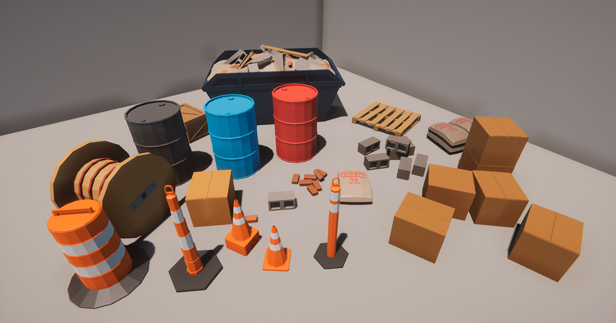 Low Poly Industrial Pack | 3D Industrial | Unity Asset Store