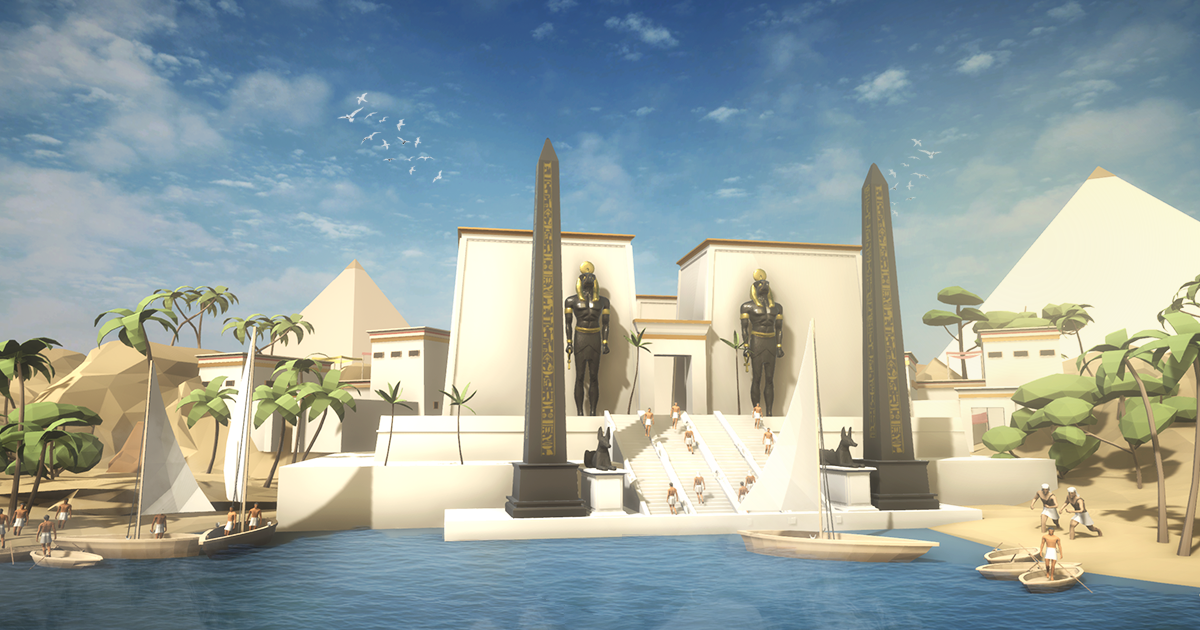 Ancient Egypt Pack - Low Poly | 3D Historic | Unity Asset Store