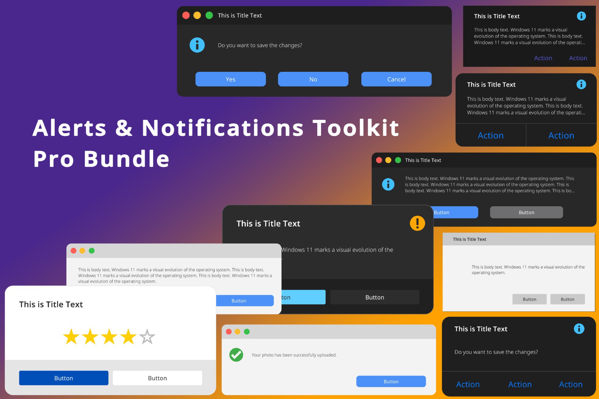 Alerts & Notifications Toolkit Pro Bundle | Integration | Unity Asset Store